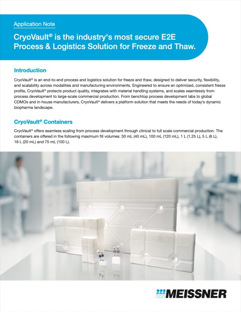 CryoVault® Freeze & Thaw Platform System | Protect Product