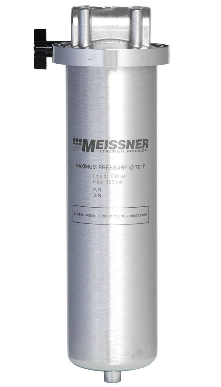 Industrial T-Style Single Element Filter Housing | Meissner Corporation