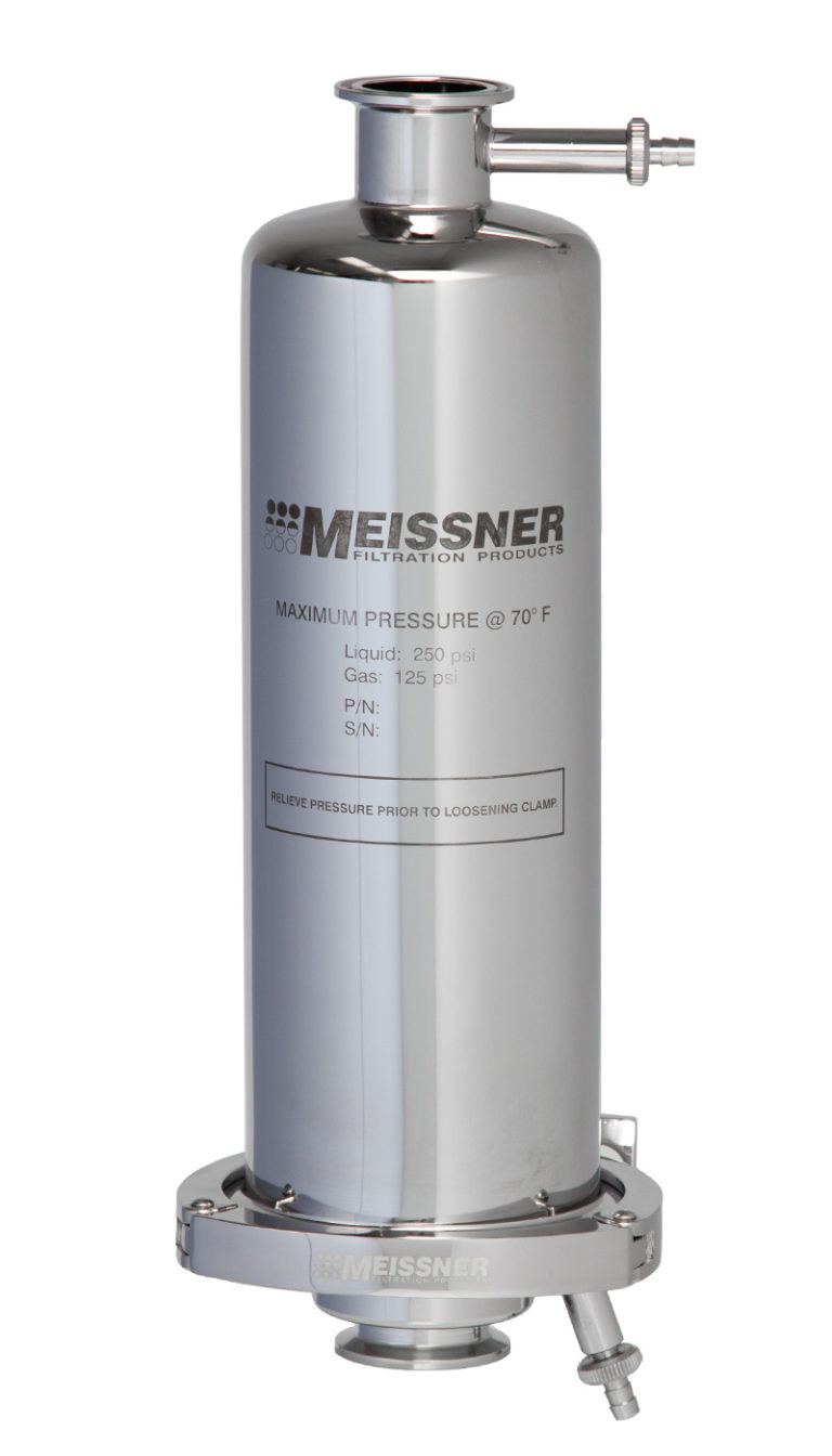 Sanitary Inline Single Element Filter Housing | Meissner Corporation